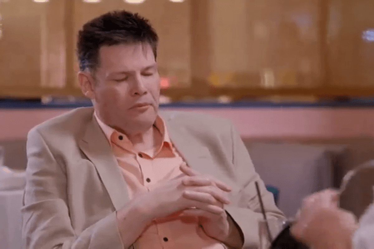 Moment The Chase’s Mark ‘The Beast’ Labbett falls asleep during first date