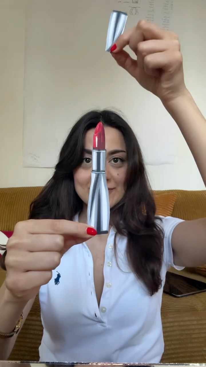 Mini Lipstick Design Sketch – Creative Concept Art