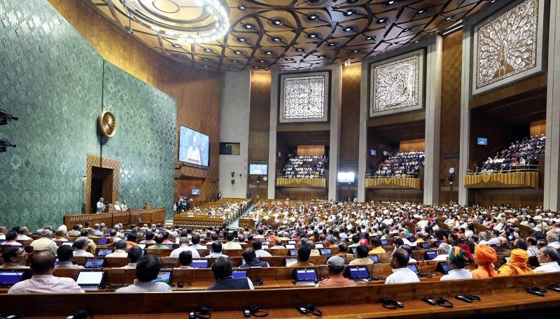 Security breach in Parliament: A man climbs tree, jumps over wall; caught