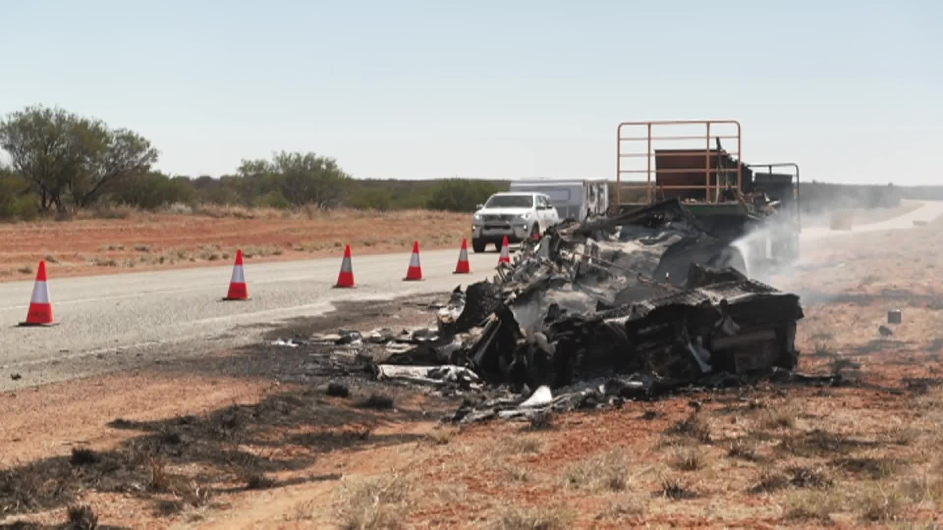 South bound lane of Stuart Highway closed after crash