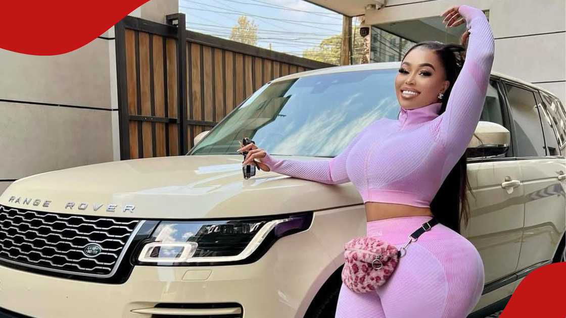 Vera Sidika discloses she bought her Range Rover in UK, leaks car's log ...