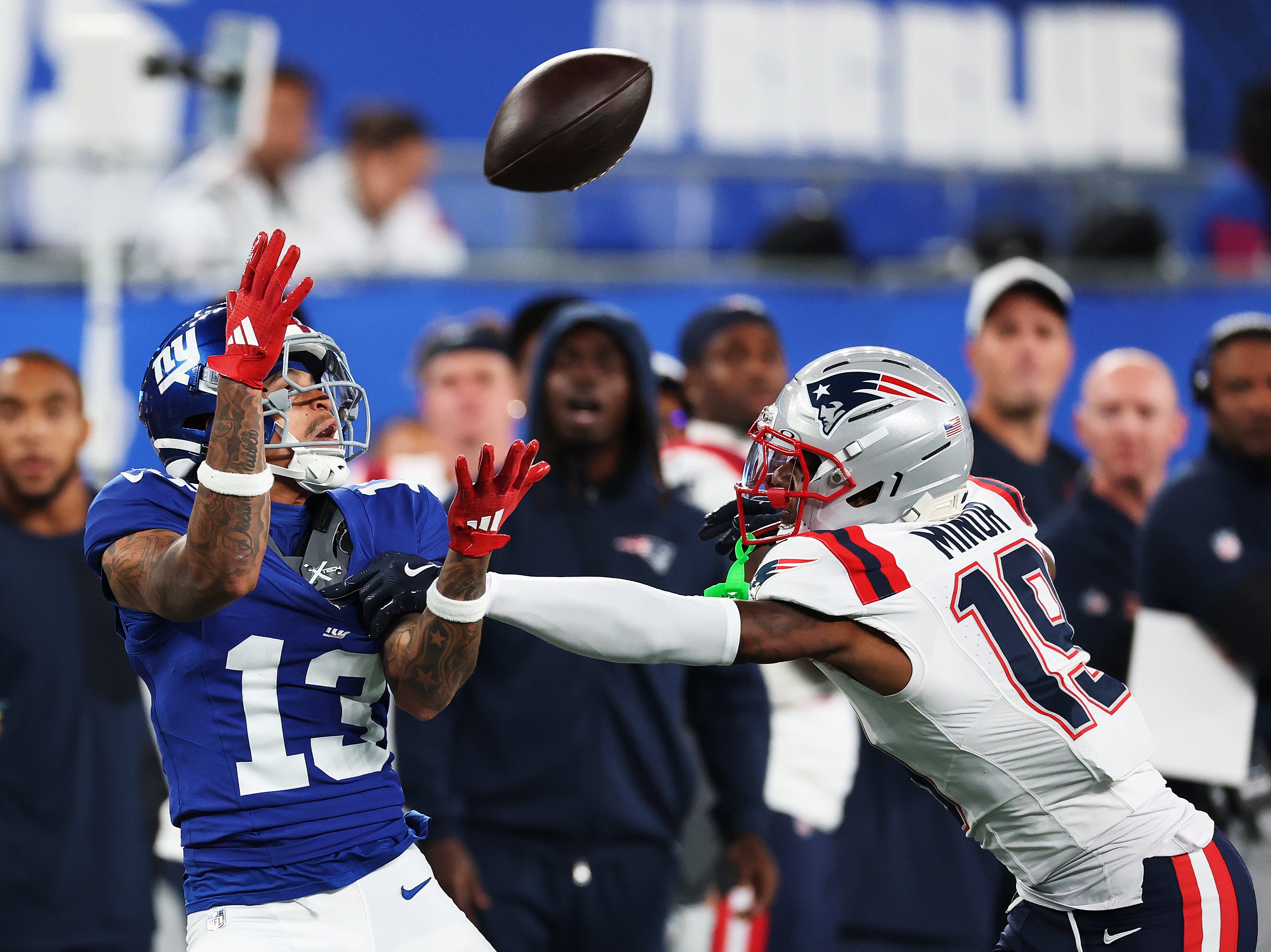 Former Vol scores touchdown in Giants-Patriots preseason game