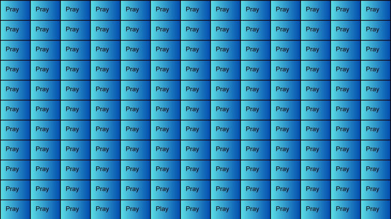 Optical illusion: Can you find the hidden word ‘play’ in 10 seconds?