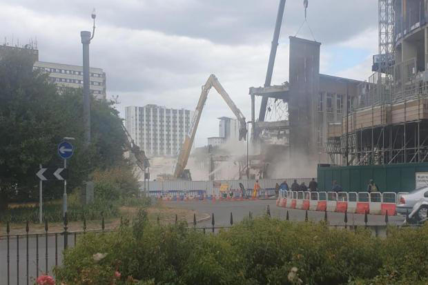 New photo shows Debenhams being demolished in Southampton