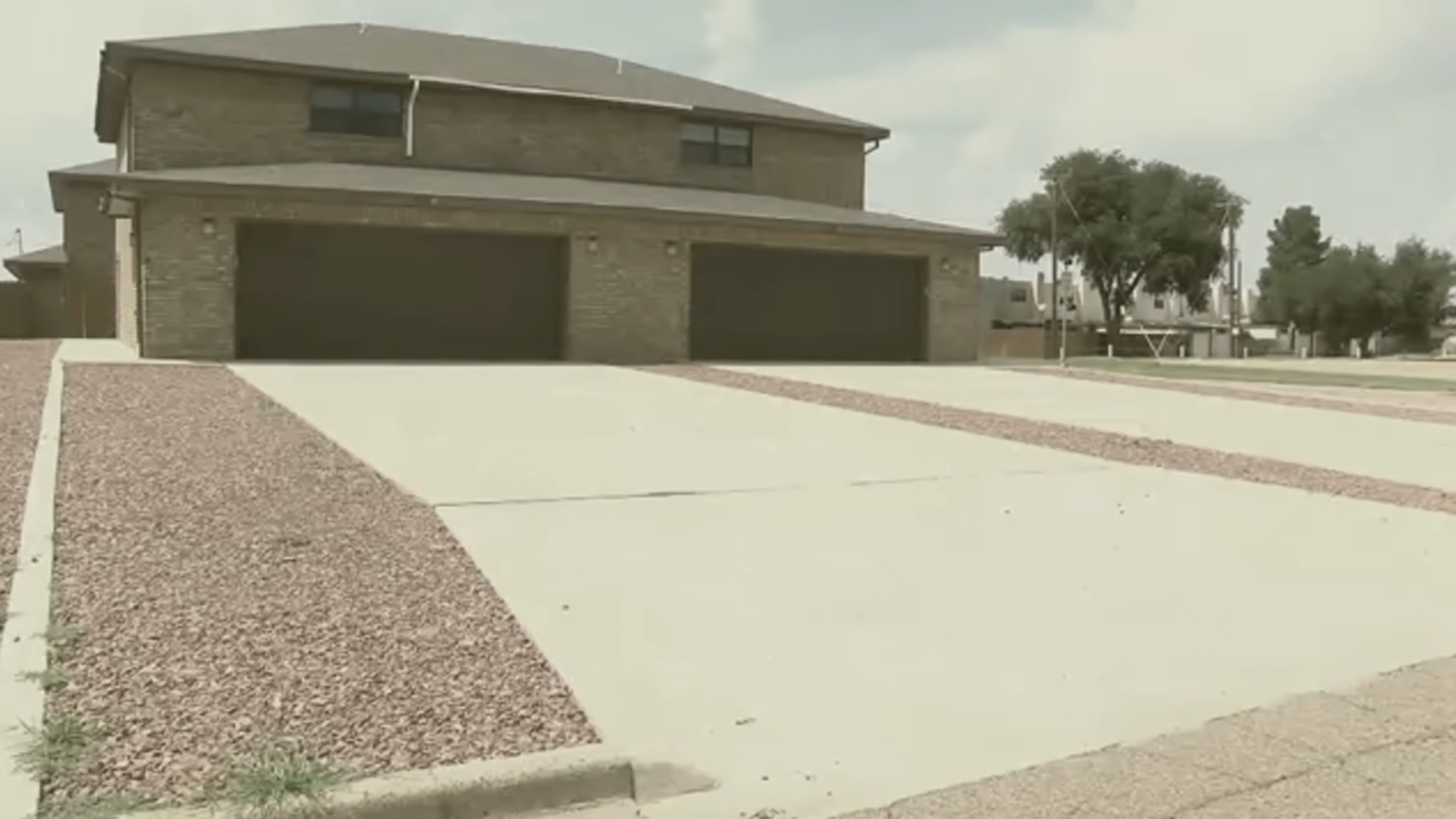 Strange skinny creature caught on camera crossing the driveway