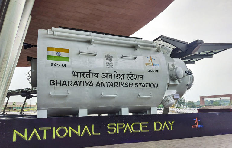 ISRO unveils model of Bharatiya Antariksh Station