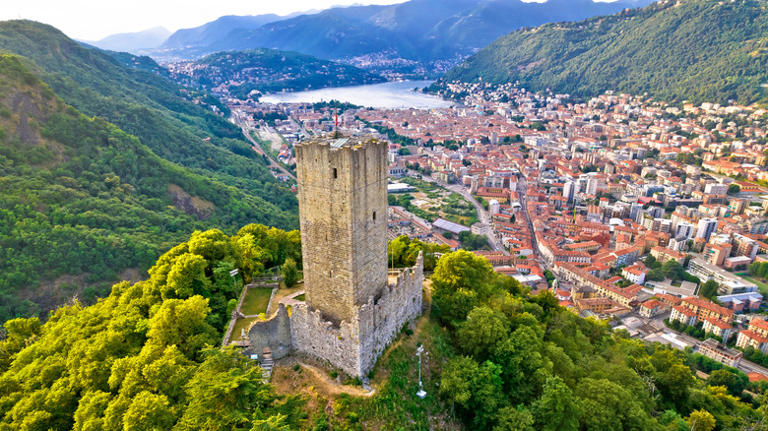 A Beautiful, Historic Castle Overlooks Italy's Dazzling Lake Como With ...