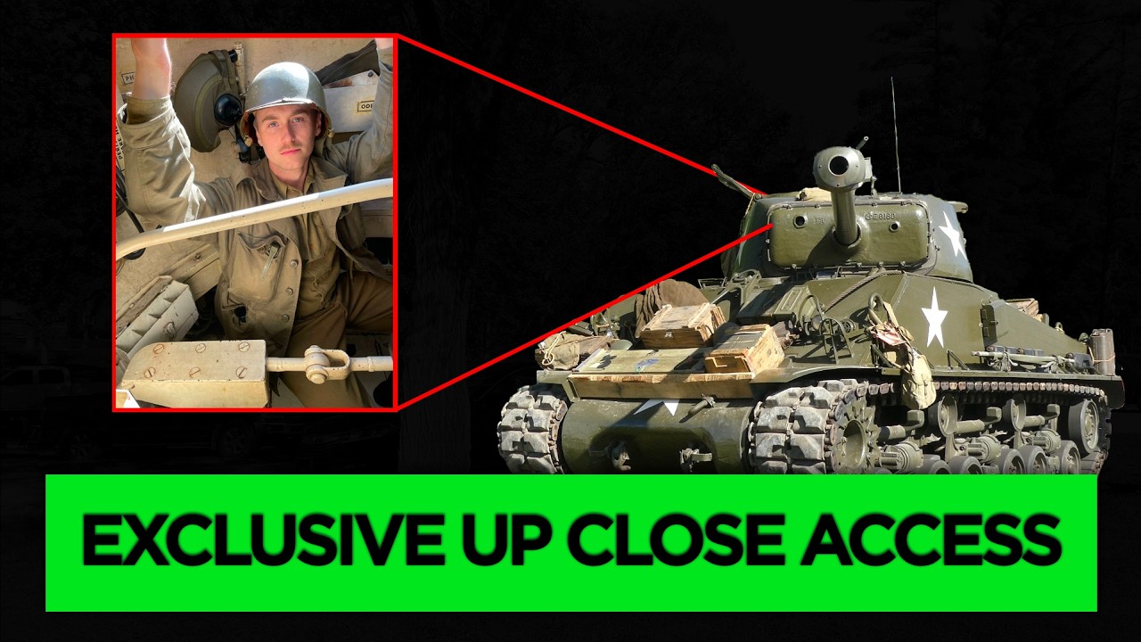 Operating an Original WWII Sherman Tank