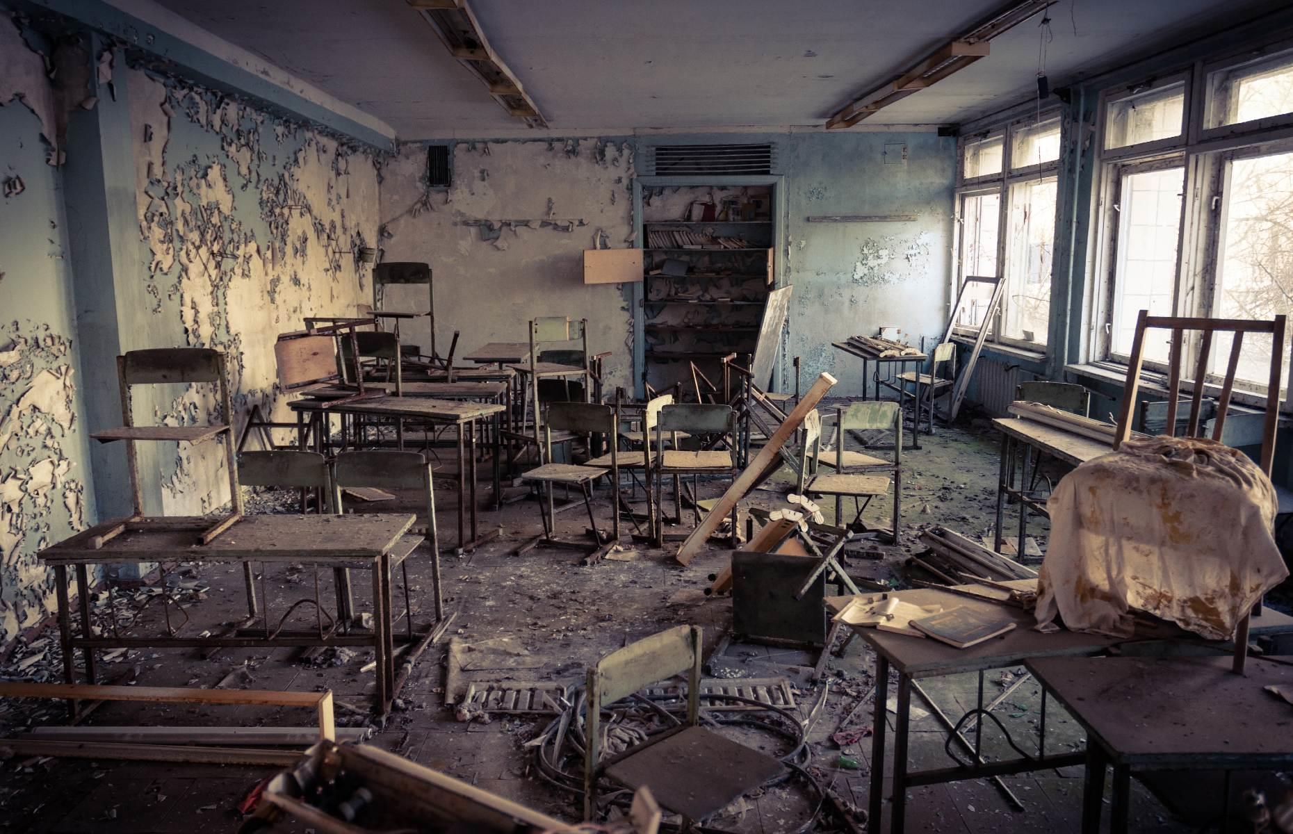 Chilling abandoned American classrooms and their strange stories