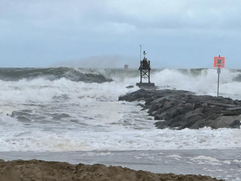Photos, videos show impact of Hurricane Erin