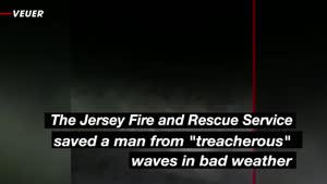 Check Out This Insane Video of a Swimmer Getting Trapped in Night Waves