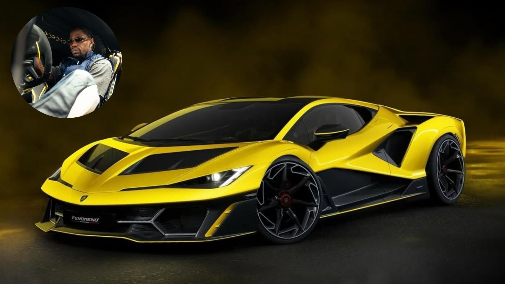 Travis Scott dévoile une nouvelle Lamborghini