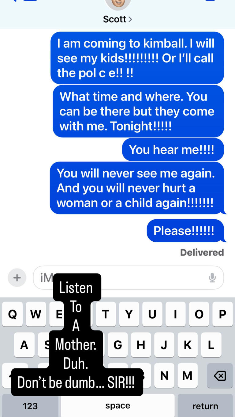 Scott Wolf begs estranged wife Kelley to leave him and ‘terrified’ kids ...