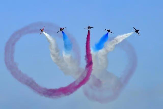 Red Arrows route: Here's when the display team will fly over Sussex on ...
