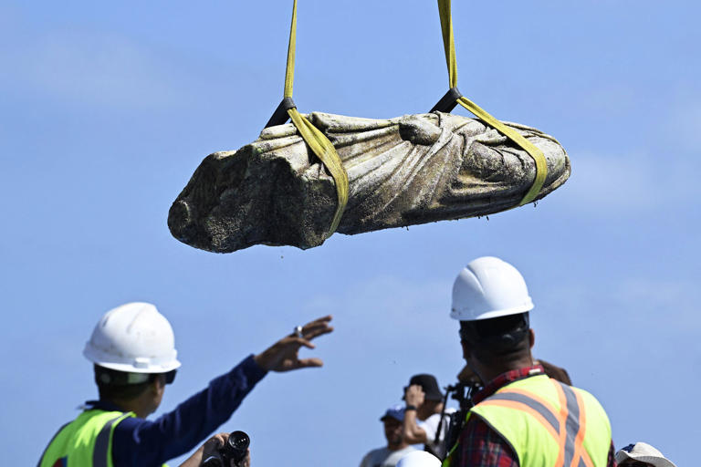 A sunken city's treasures are pulled from the depths after 2,000 years