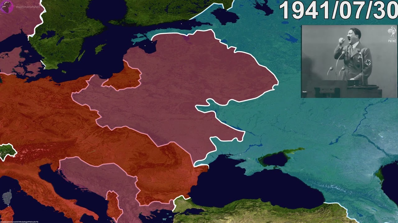 WWII’s Eastern Front Mapped Every Single Day