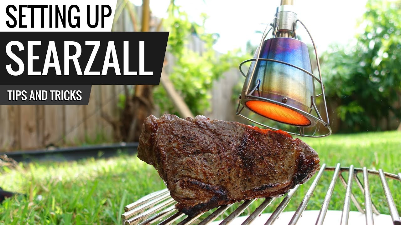 How to set up SEARZAL best torch for searing!