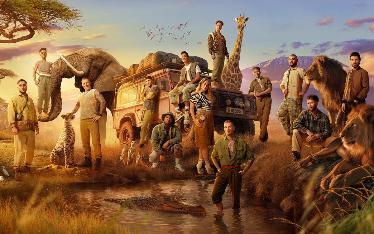 Echte Jongens op Safari is begonnen! Maak kennis met de 12 deelnemers ...