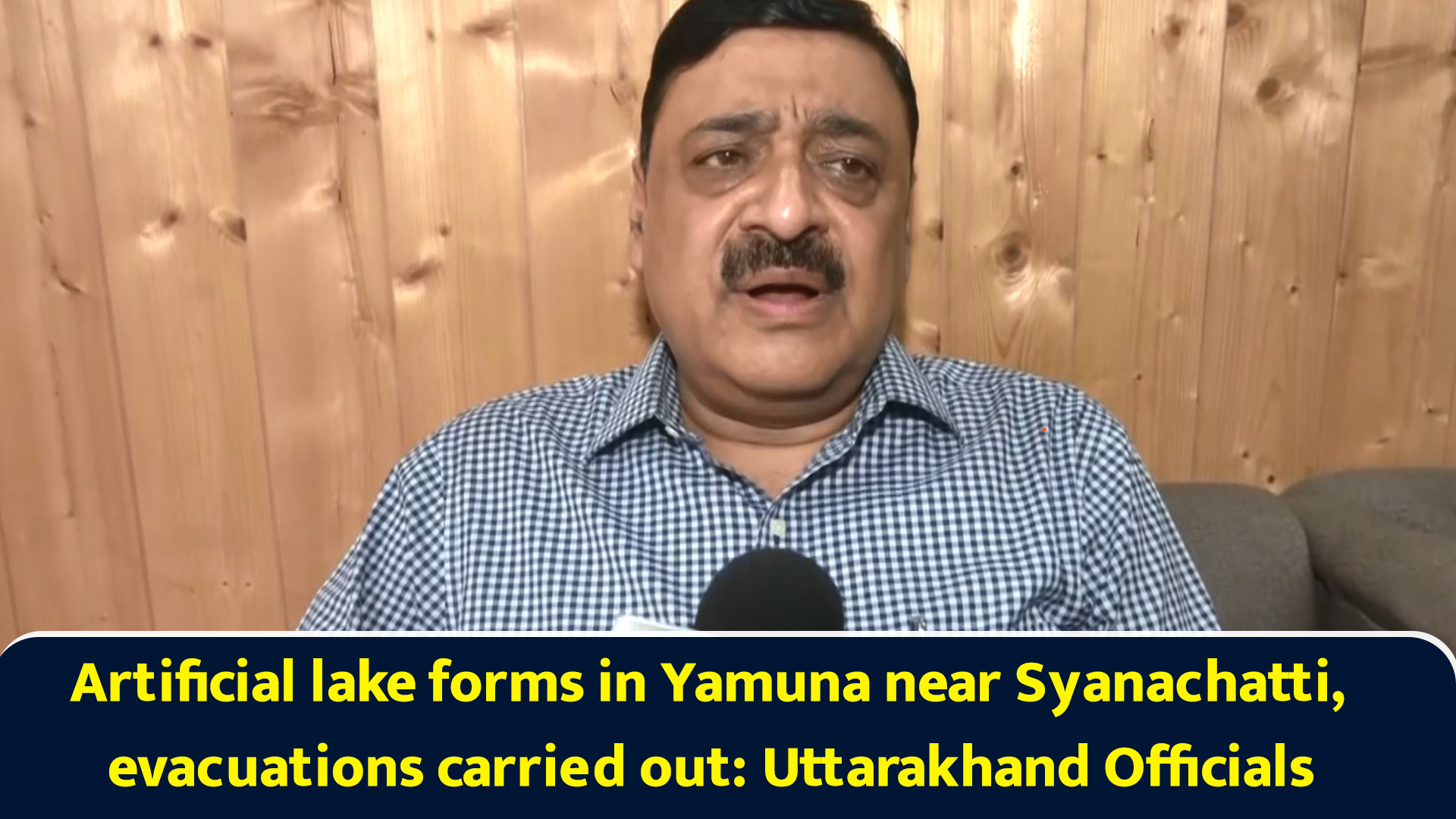 Artificial lake forms in Yamuna near Syanachatti, evacuations carried ...