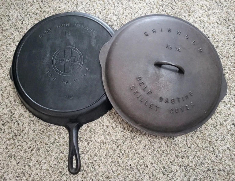 Griswold and Wagner cast iron how to ID and value your skillets