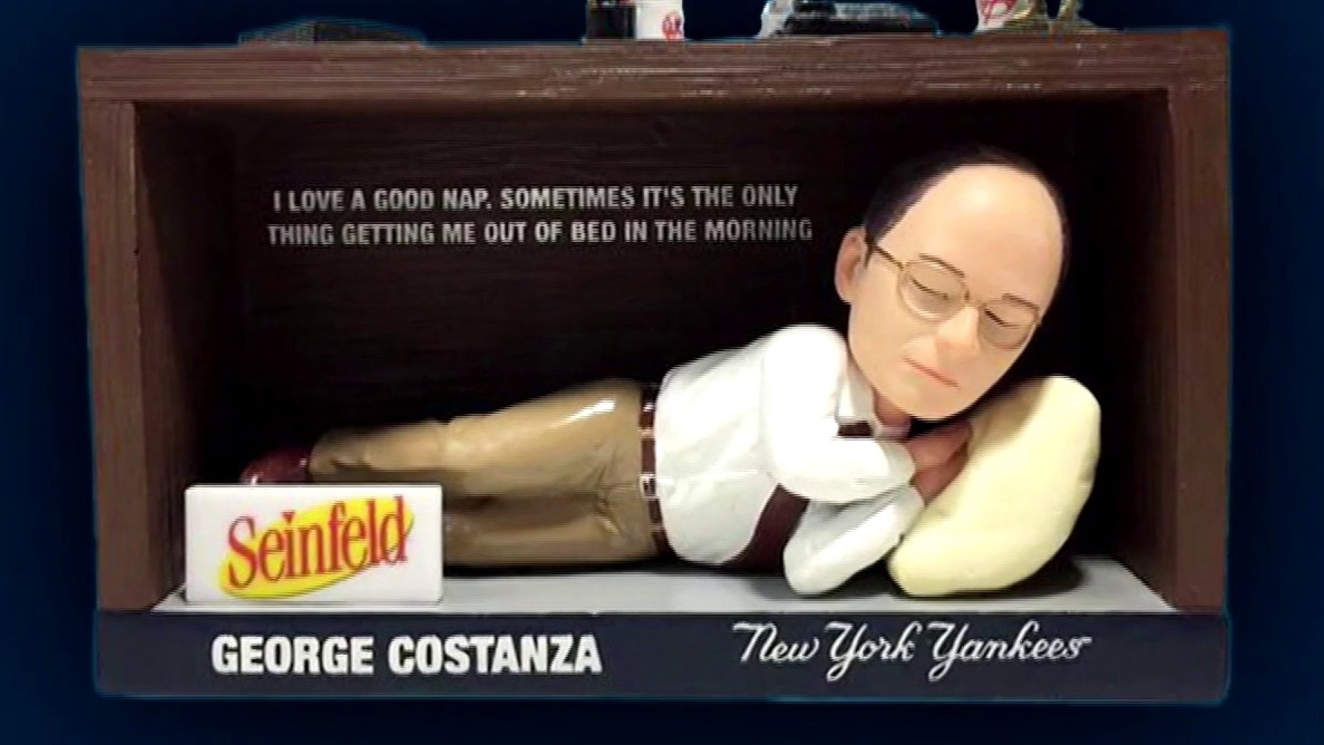 Baseball Fans Line up for Free George Costanza Bobbleheads