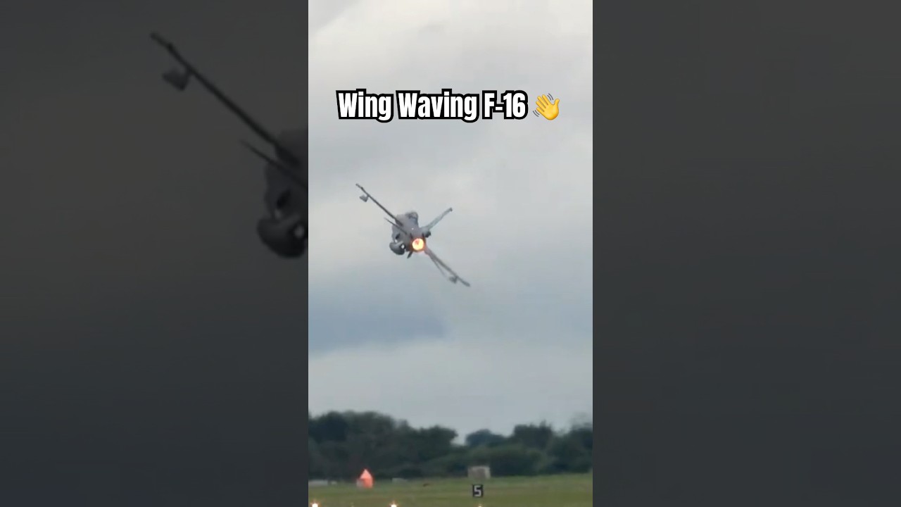 F-16 Wing Wave RIAT Departure