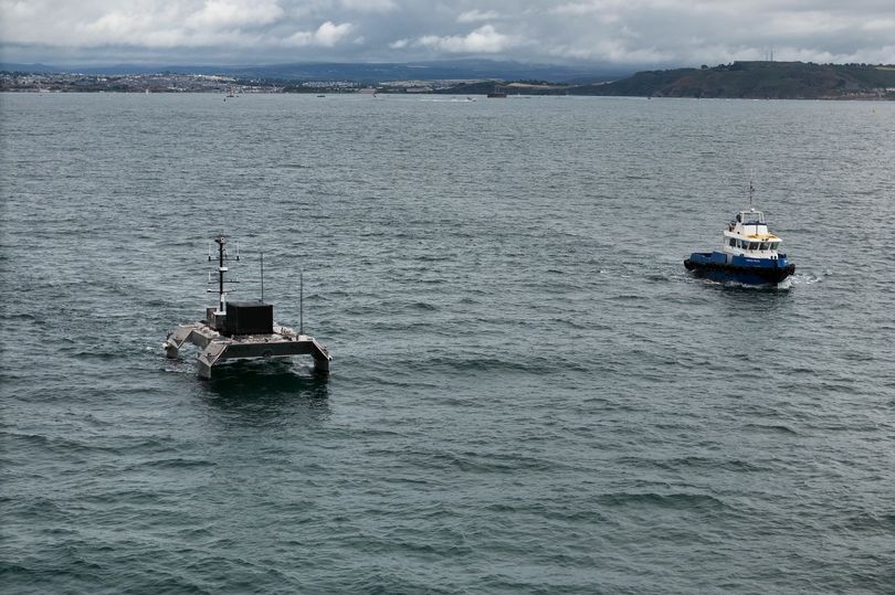 World-first as unmanned vessel completes mission in Plymouth