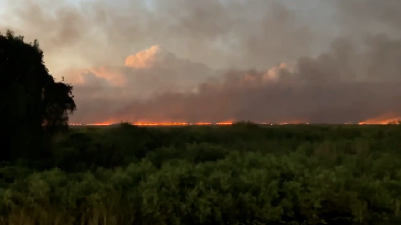 Everglades Fire Doubles In Size Burning Over 42,000 Acres