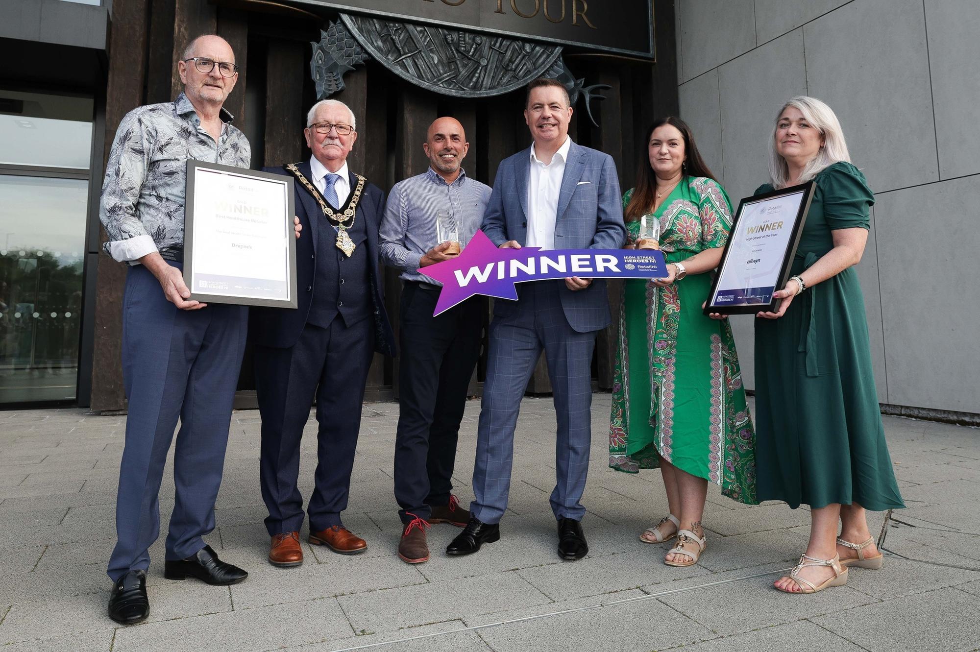 Success for Ballymoney and Coleraine in High Street Heroes 2025 Awards