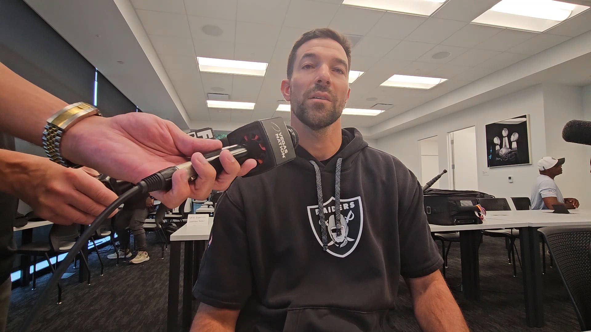Las Vegas Raiders DL Coach Rob Leonard on DE Maxx Crosby