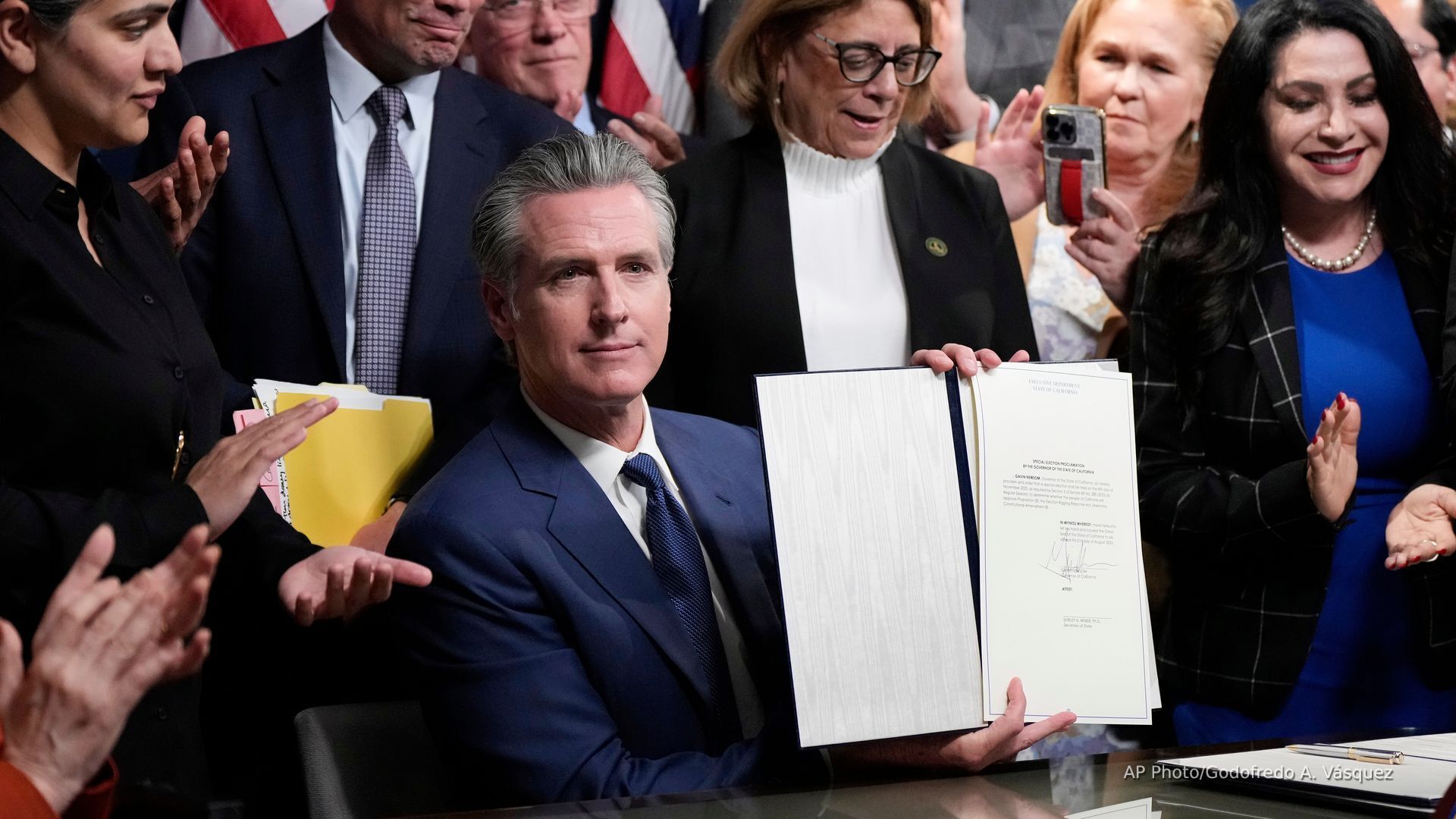 California counters Texas with new maps, Epstein files headed to ...