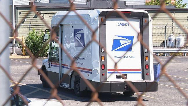 USPS unveils new postal trucks