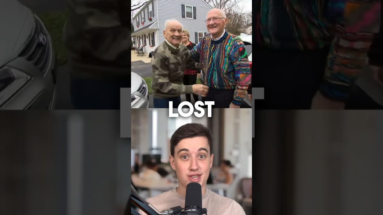 A 90-year-old man reunites with his brother after decades