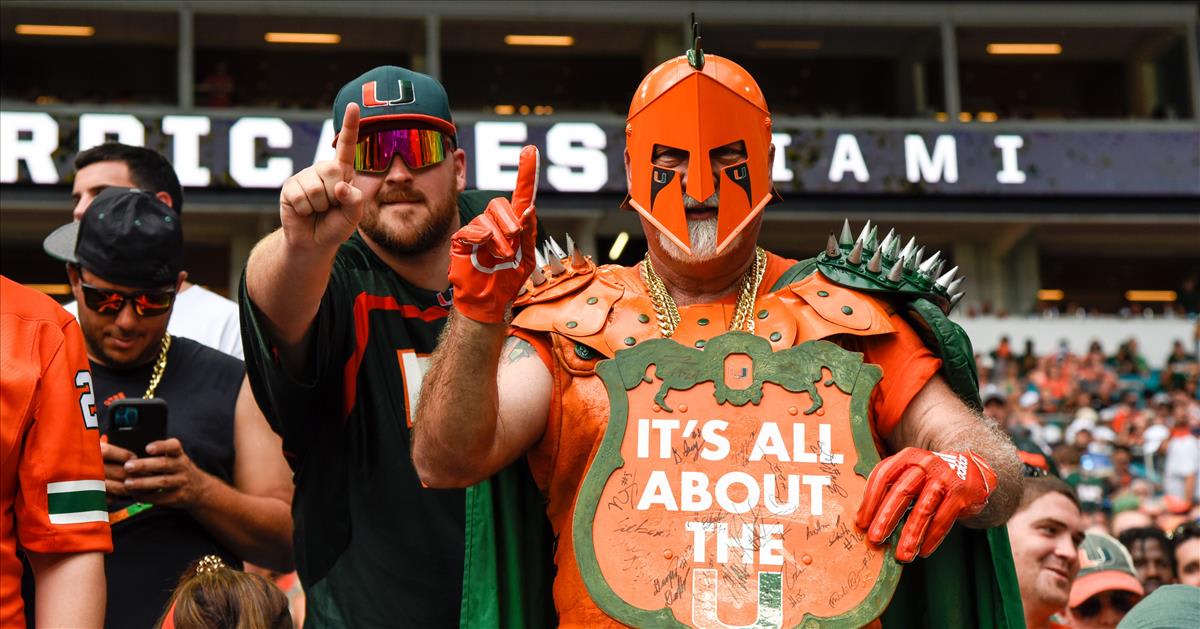CaneSport Message Board Mania: Miami Hurricanes Fans Set Sky-High ...