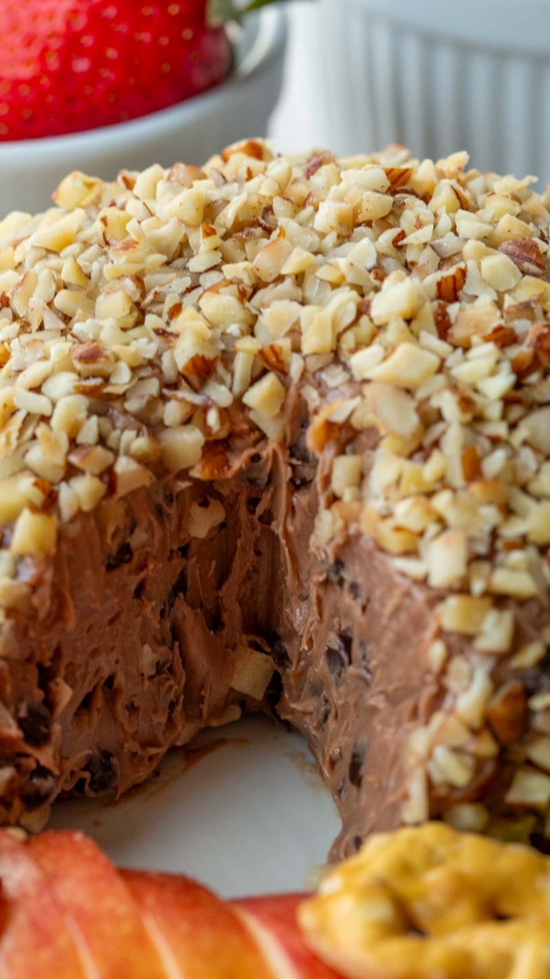 Rich Chocolate Hazelnut Cheese Ball Recipe