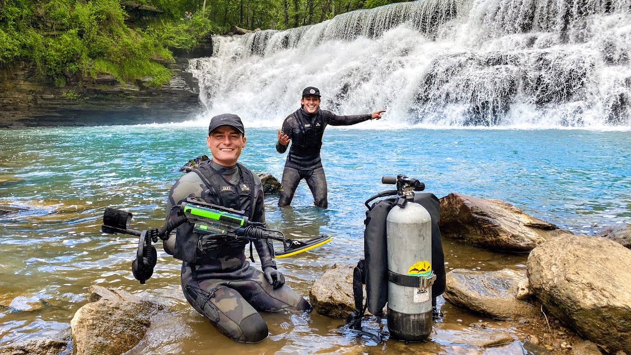 We Explored Under a Waterfall… And Found This
