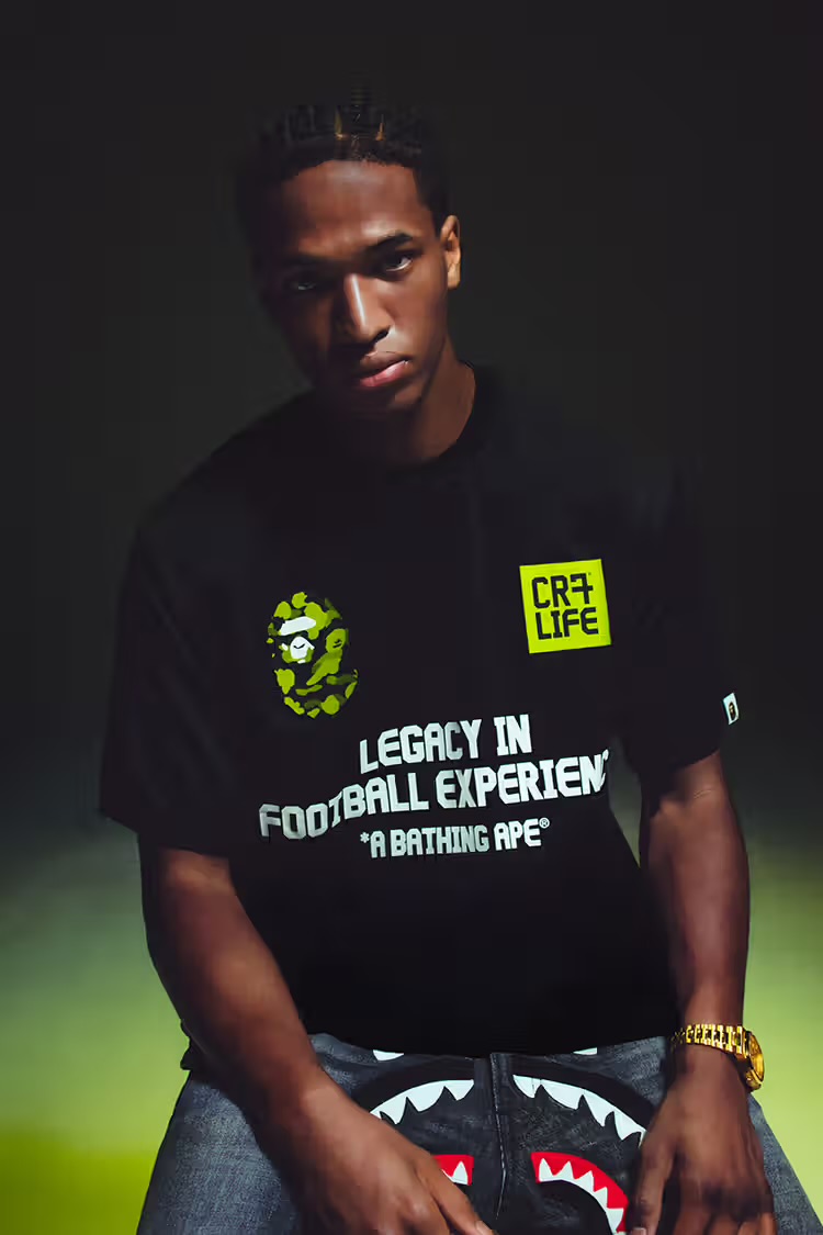 BAPE Teams With Cristiano Ronaldo’s CR7 LIFE For Green-Camo Capsule