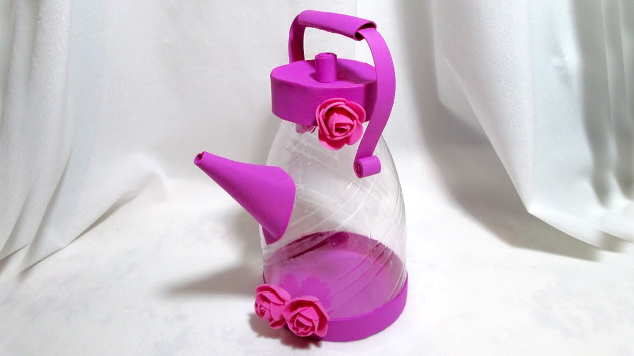 DIY Plastic Bottle Teapot Craft