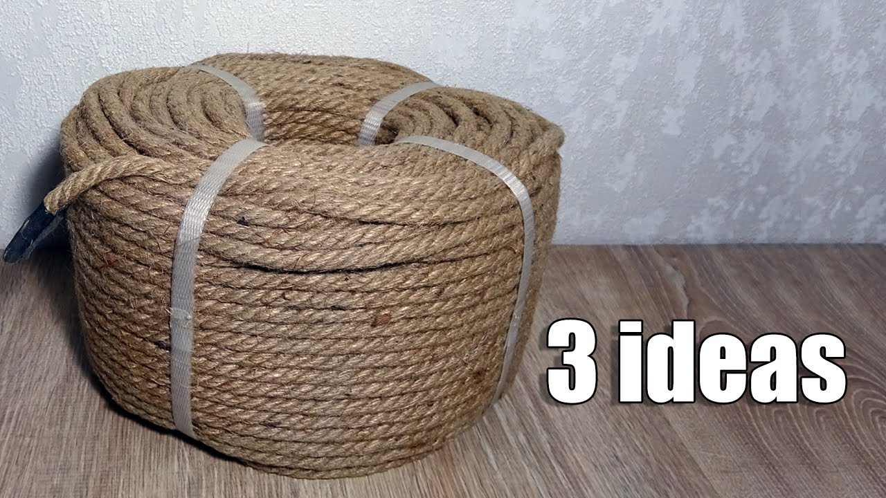 Three DIY Ideas Using Jute Rope
