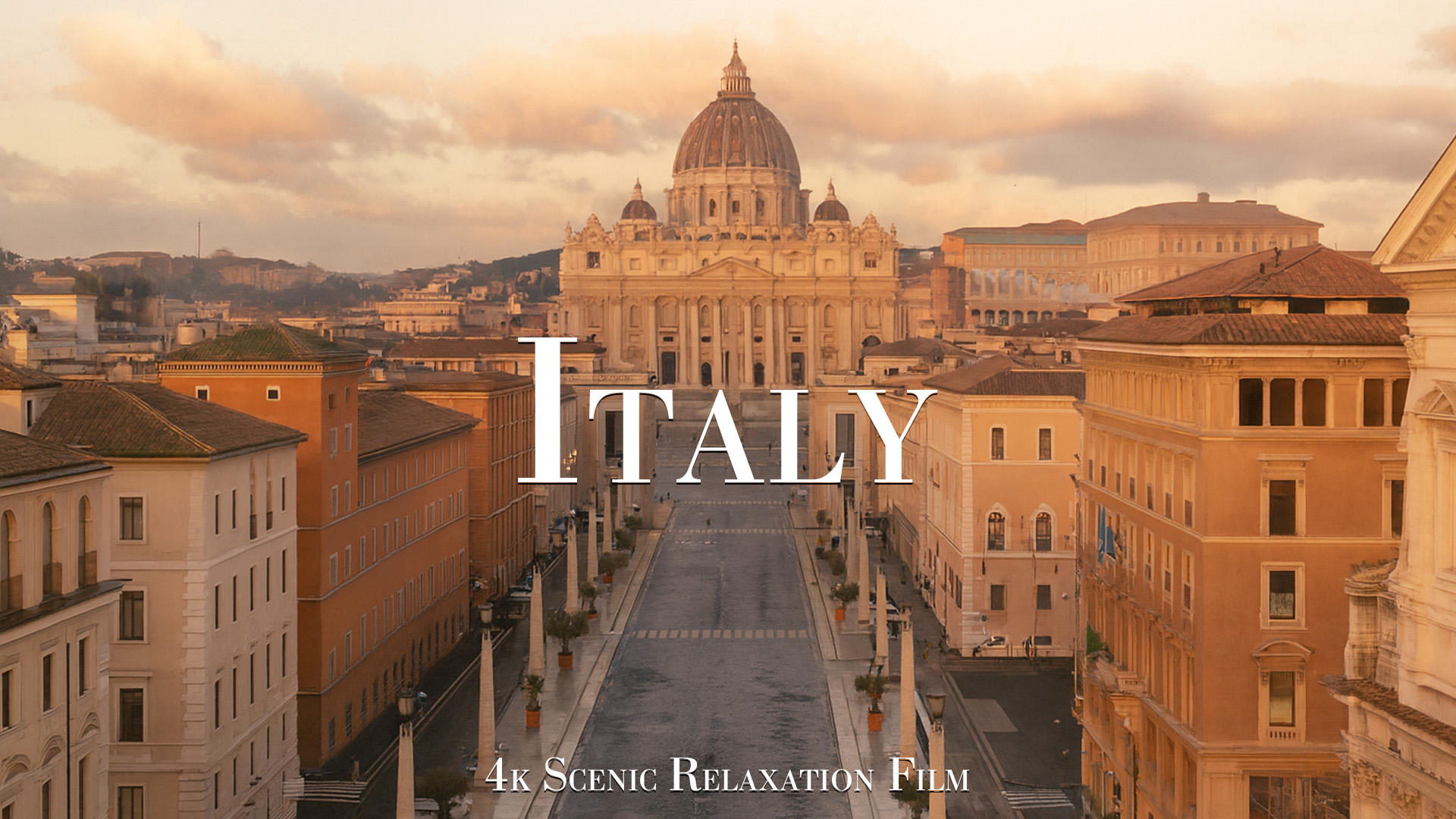 Así se ven el Lago de Como, Roma y el Vaticano en Italia filmados en 4K