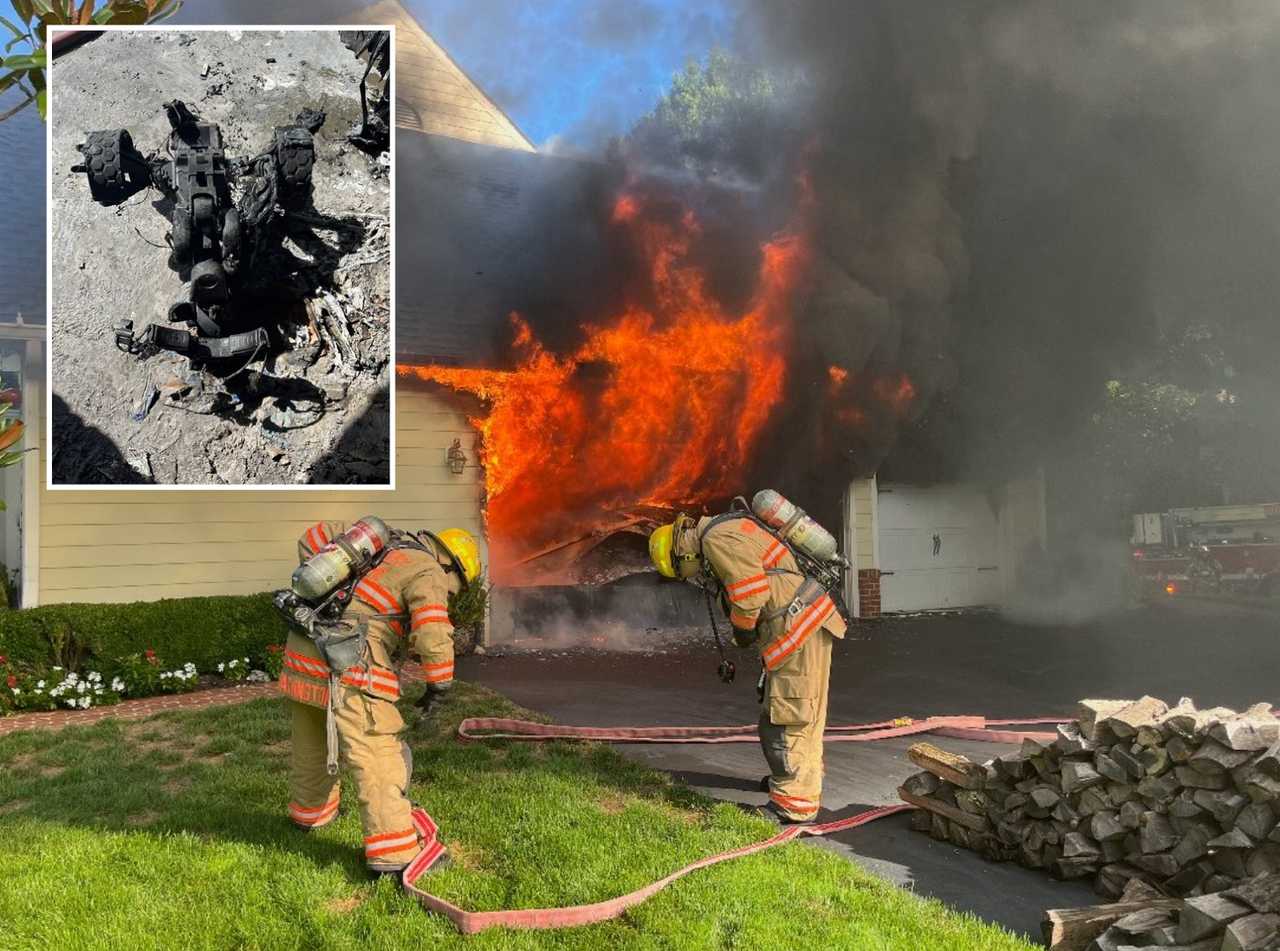 Golf Cart Battery Explodes, Sparks $300K Maryland House Inferno: Fire ...