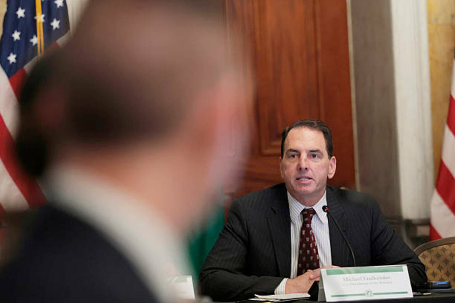 Treasury's Michael Faulkender steps down after five months - report