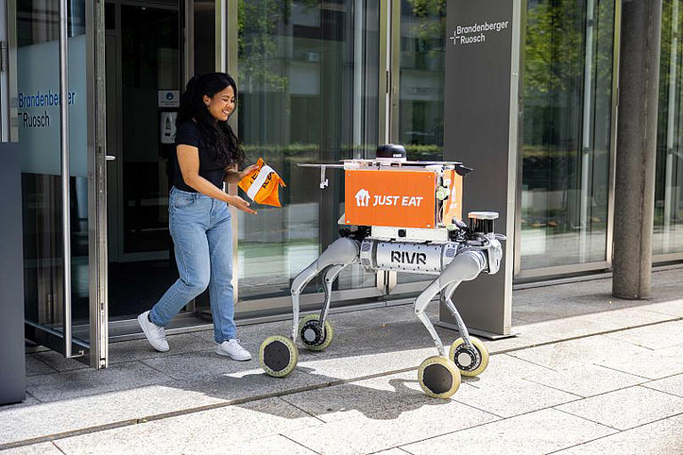 AI robot dogs deliver fast food in Zurich, as Just Eat pilots new ...