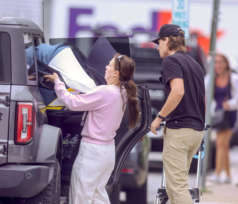 Millie Bobby Brown, 21, enjoys stroll with her baby