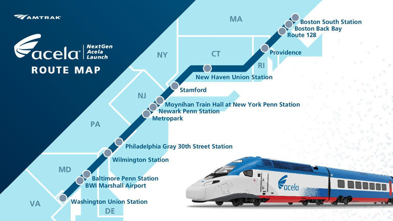 New Amtrak NextGen Acela trains debut Thursday in NYC, Northeast: What to know