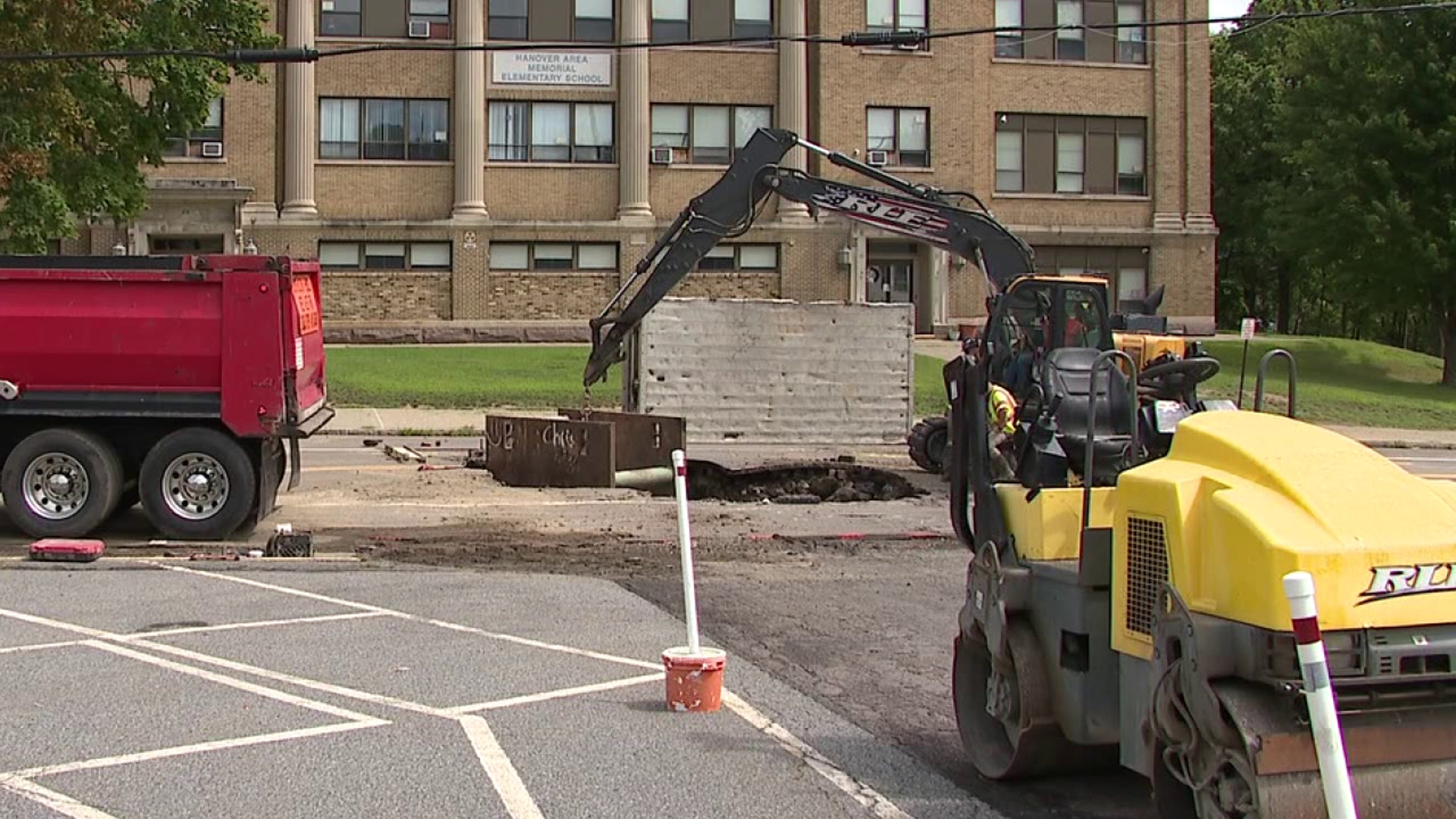 St. Mary's Road reopened after water main break in Hanover Township
