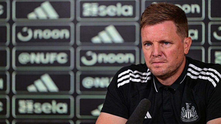 Eddie Howe Spurs press conference with key messages ahead of Tuesday's ...