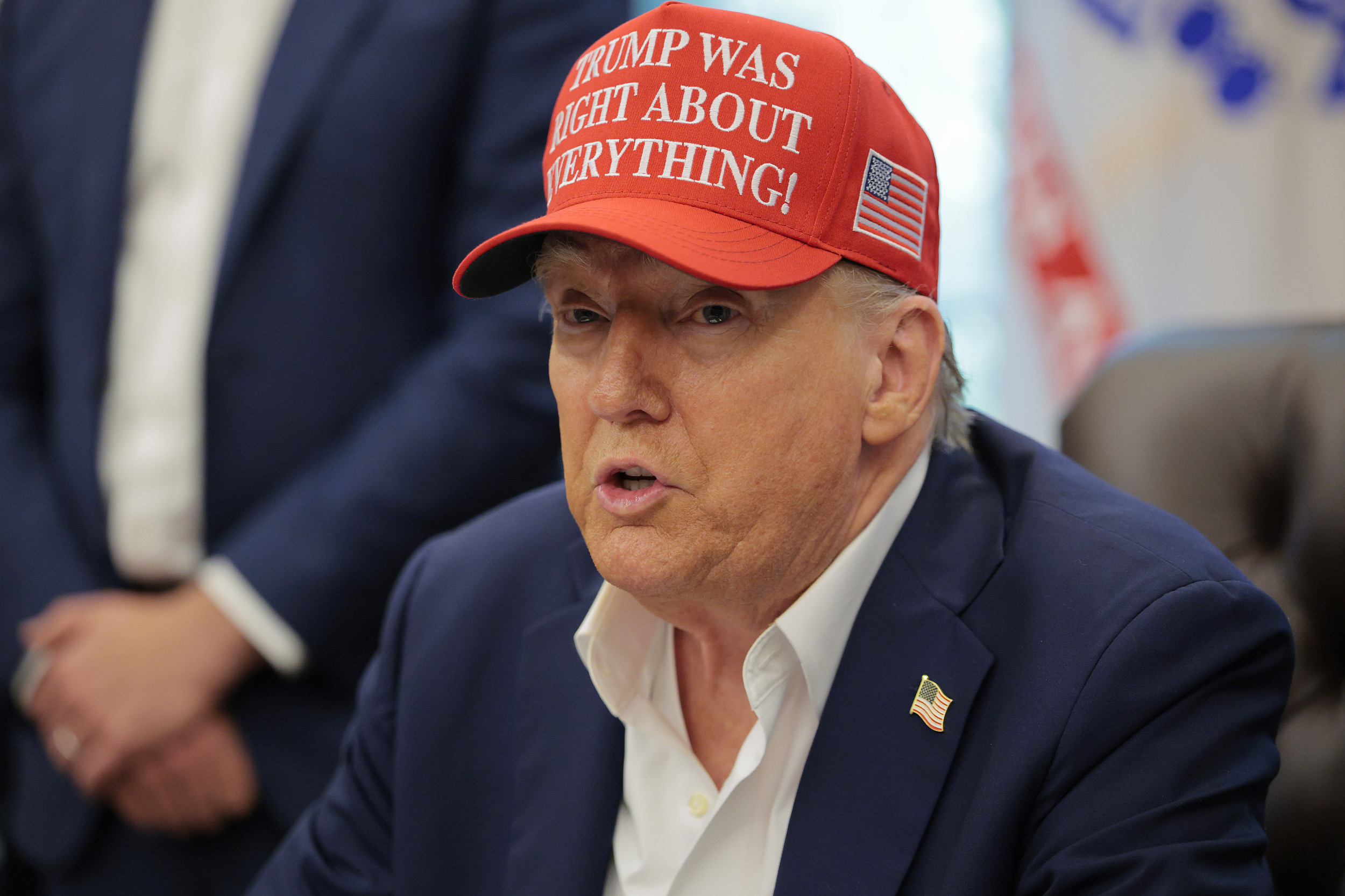 Donald Trump said he told Pam Bondi "give them everything" on Epstein files