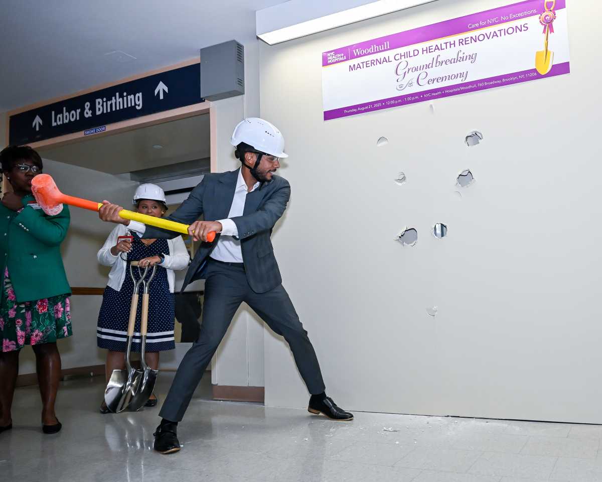 Brooklyn Beep, Woodhull Hospital break ground on $20M birthing suite ...