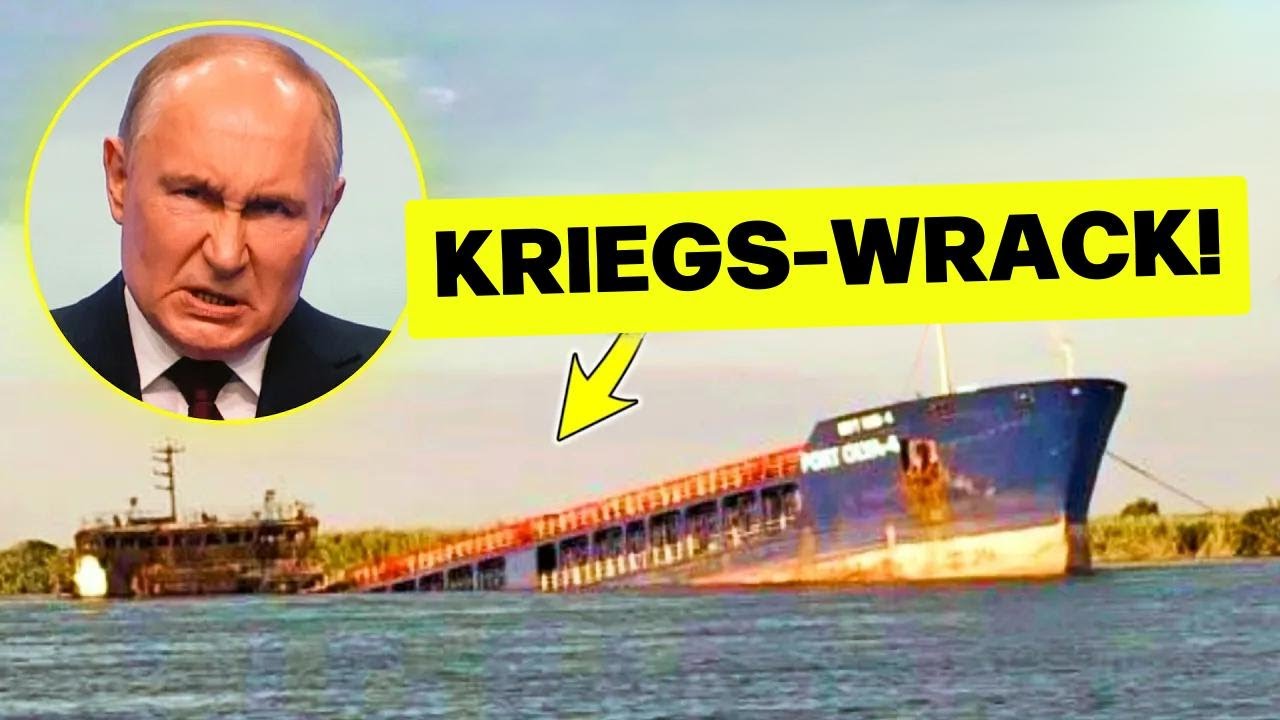 Zwei heftige Schläge: Ukraine legt Russlands Nachschubwege zu Land und zu Wasser lahm